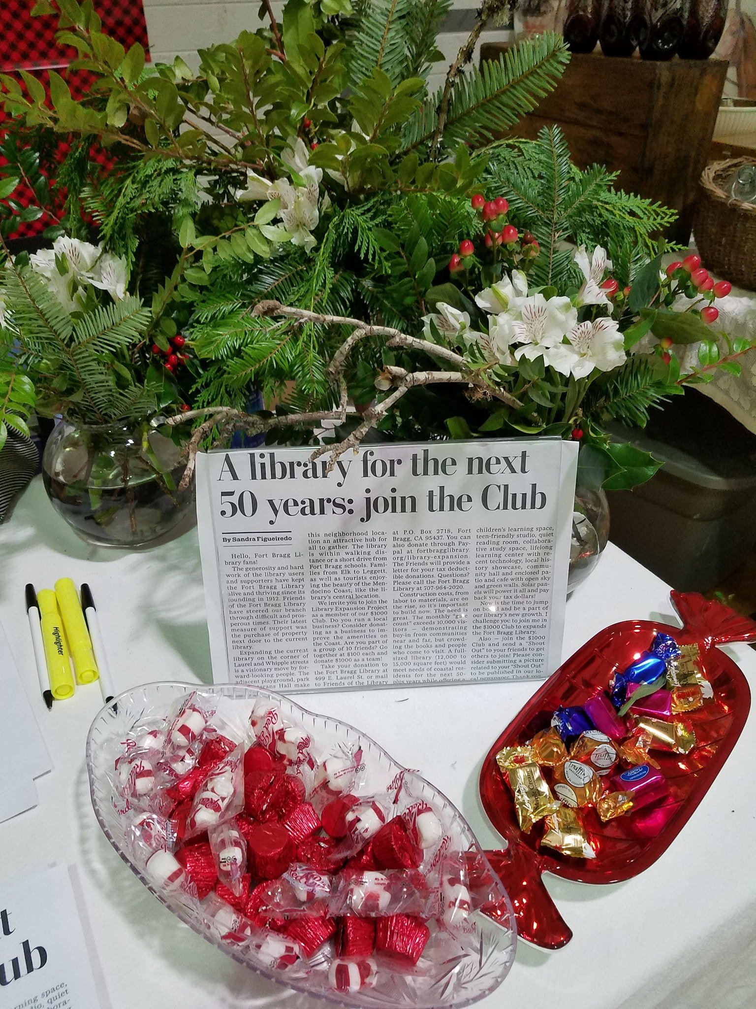 $1000 CLUB - Fort Bragg Library