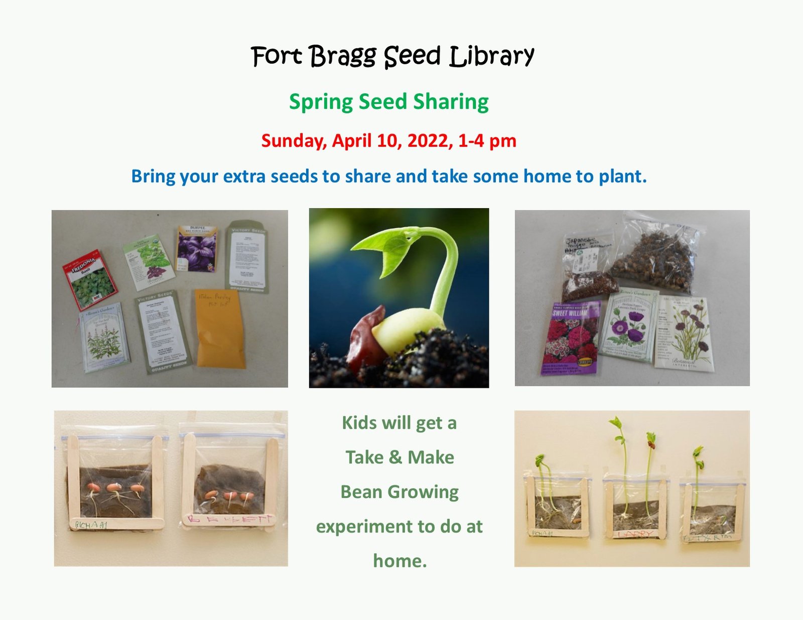 Seed Sharing 2022 - Fort Bragg Library