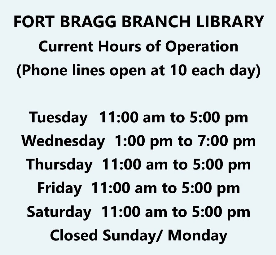 Fort Bragg Library - Mendocino County, California