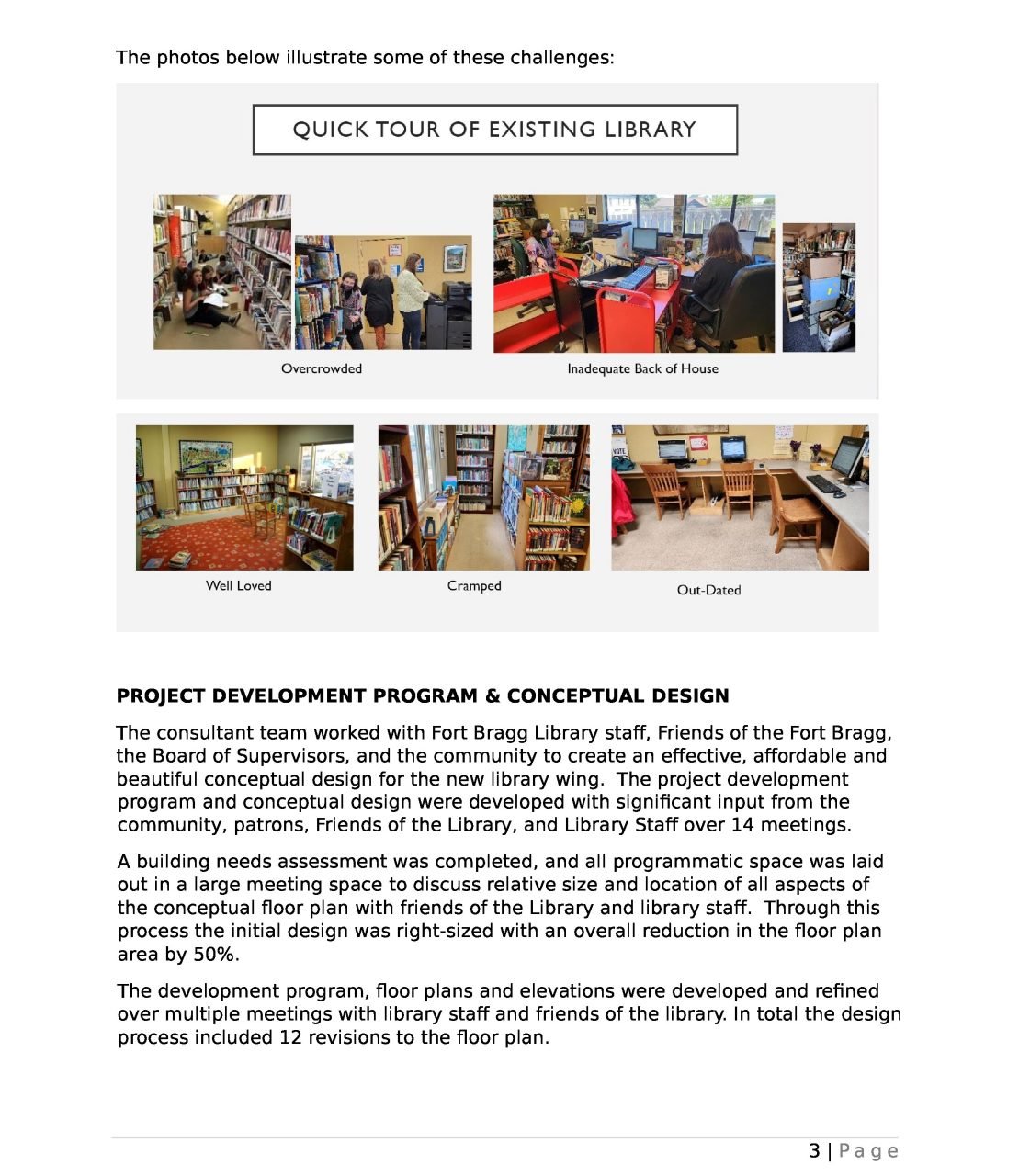Expansion Needs Assessment - Fort Bragg Library