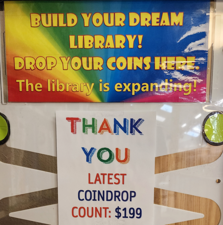 Latest Coin Drop Total - Fort Bragg Library